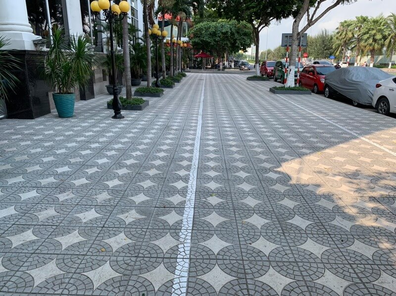 Mẫu gạch lát vỉa hè đẹp & phổ biến nhất hiện nay